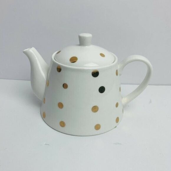 ROBERT GORDON | Dining | Robert Gordon Teapot Goldie Golden Polka Dot ...